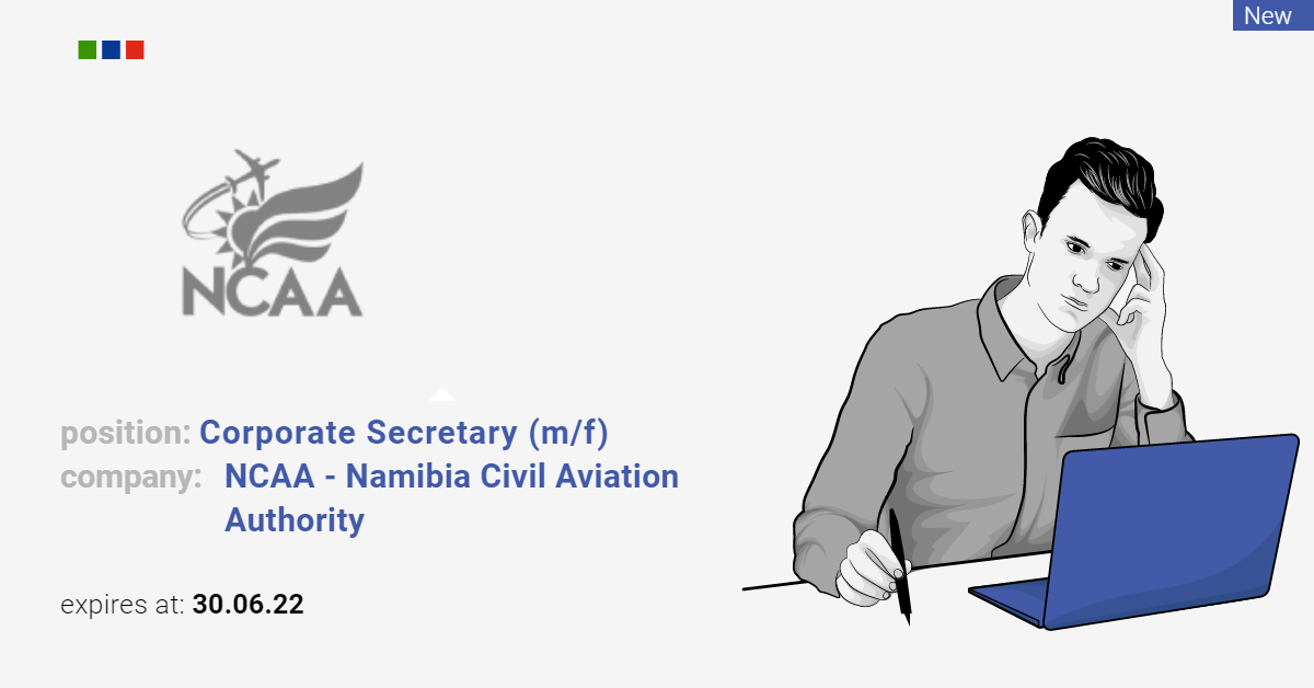 NCAA – Namibia Civil Aviation Authority: Corporate Secretary (m/f ...
