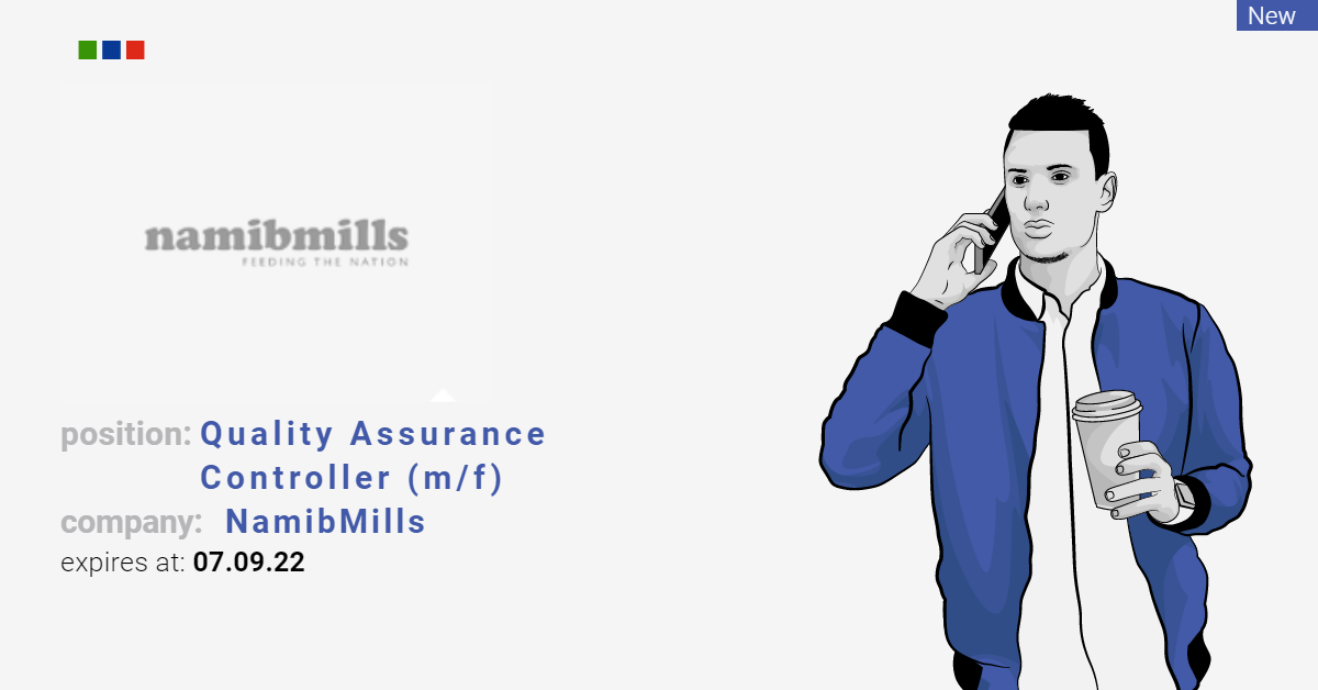 NamibMills: Quality Assurance Controller (m/f), Windhoek - Working.co.na NamibMills: Quality Assurance Controller (m/f), Windhoek - Working.co.na