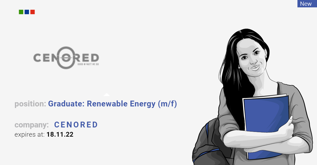 CENORED: Graduate: Renewable Energy (m/f), Otjiwarongo - Working.co.na