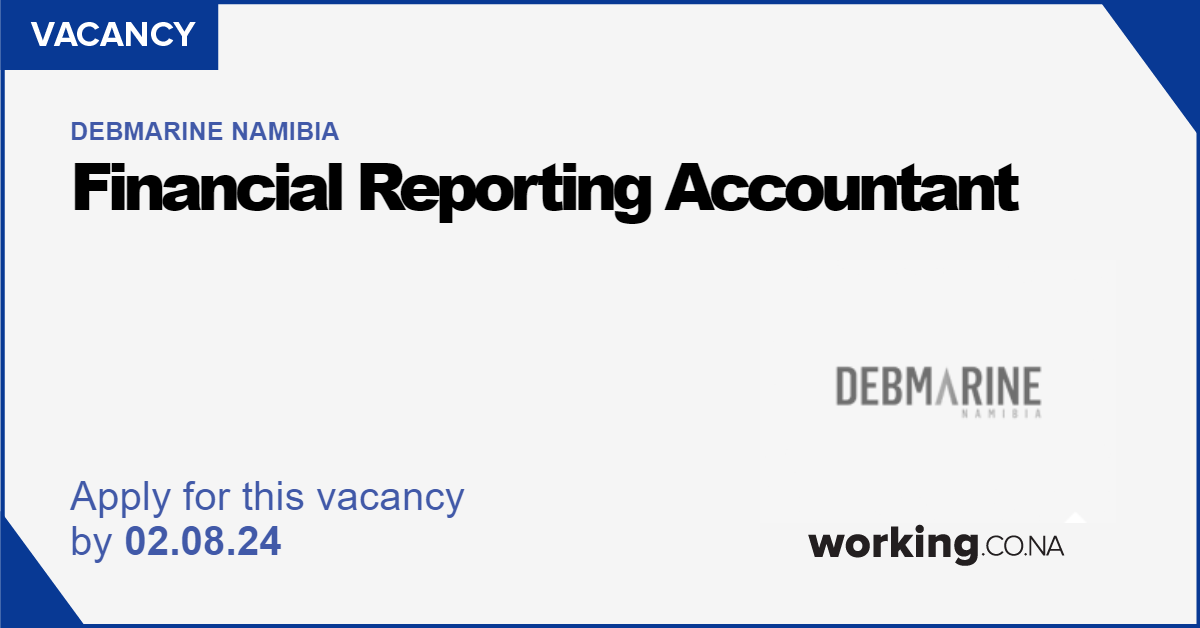 Debmarine Namibia: Financial Reporting Accountant, Windhoek - Working.co.na